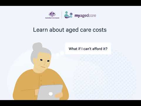 My Aged Care – Understanding costs