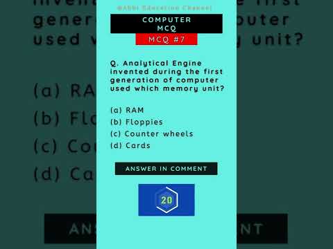 Computer MCQs For Competitive Exams #7 | #shorts #computerscience #computermcq #computermcqquestions