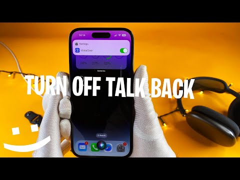 How To Turn Off / On Voiceover Talk Back iPhone 14 Pro / Pro Max / 14 / 14 Plus
