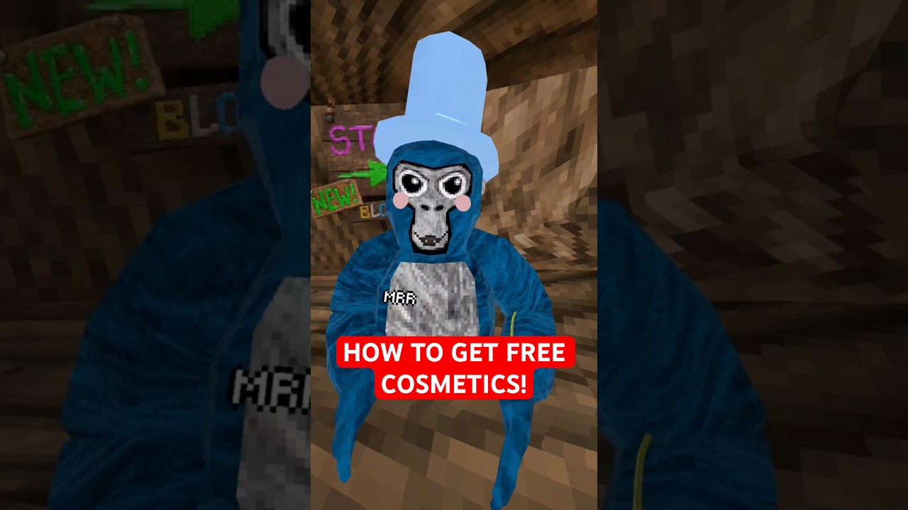 How to get free cosmetics! #shorts #gorillatag #gtag #vr #viral #fyp #subscribe #gorilla #meta