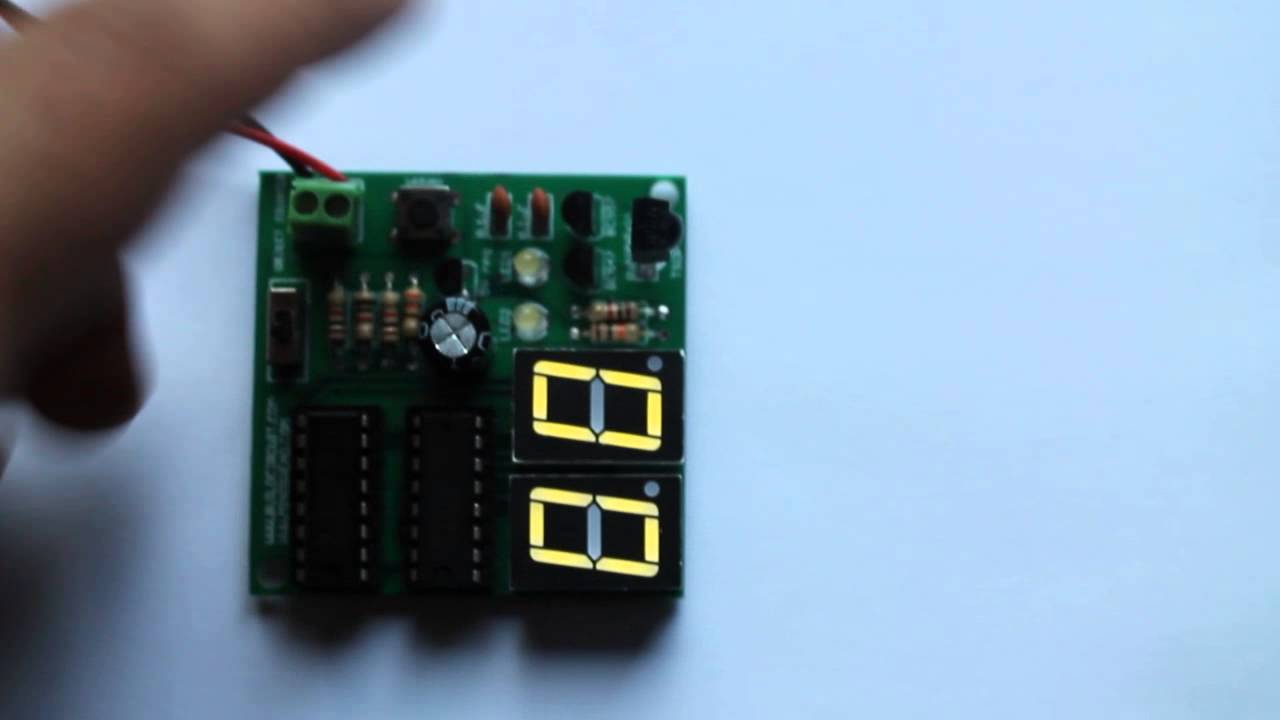 Resetting digital object counter- www.buildcircuit.com