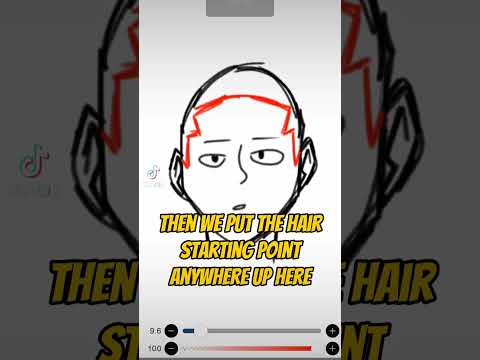 How to draw MALE HAIR👩🦲✨