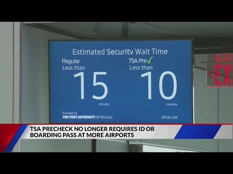 TSA Precheck no longer requires ID or Boarding pass at more airports