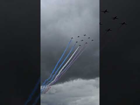 Red Arrows Cosford Airshow 2024 #cosfordairshow #raf #royalairforce #aeroplane