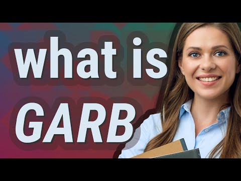 Garb | meaning of Garb