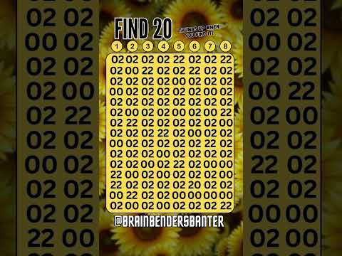 Test Your Observation Skills With This FAST Number Game! #shorts