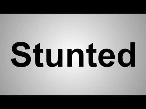 How To Pronounce Stunted