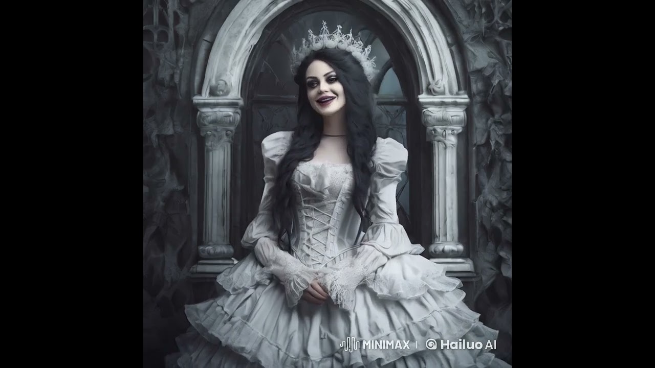 Frilly Gothic princess created in Hailuo AI
