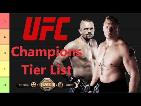 TIER LIST | UFC HEAVYWEIGHT AND LIGHT HEAVYWEIGHT CHAMPIONS RANKED