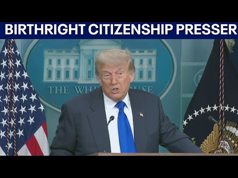 FULL Press Conference: President Trump speaks after Supreme Court Birthright Citizenship ruling