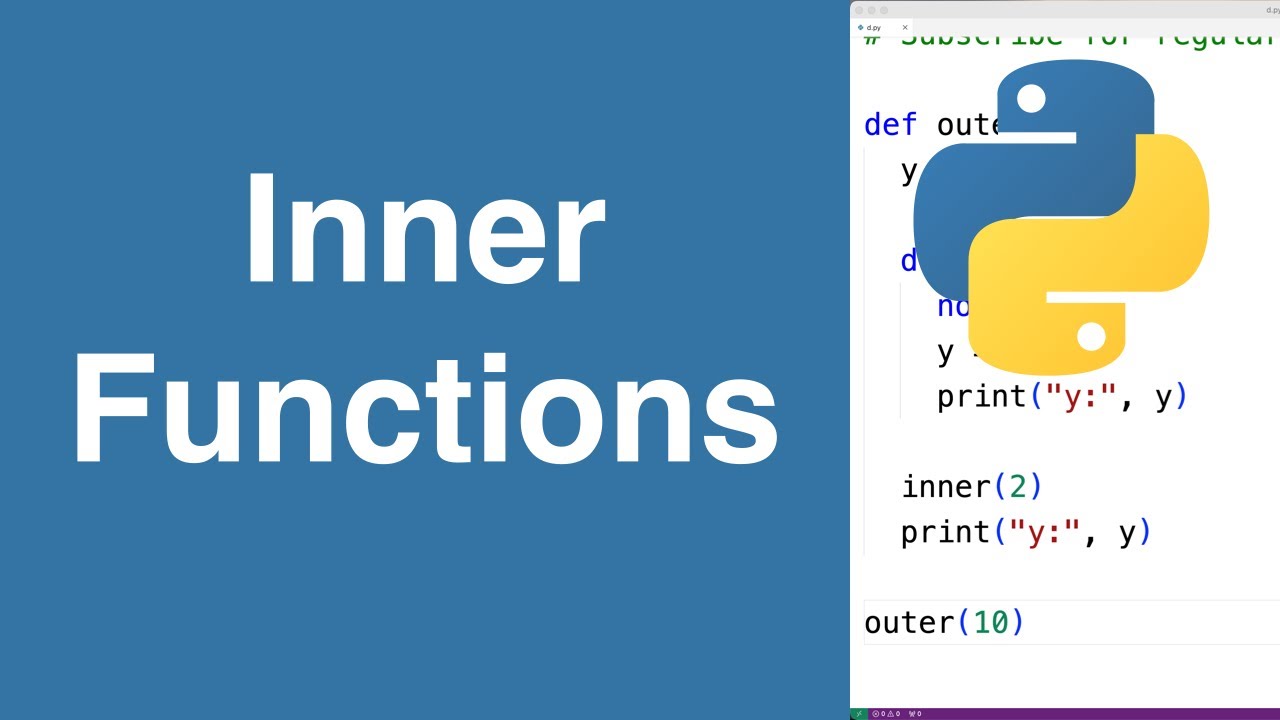 Inner Functions | Python Tutorial