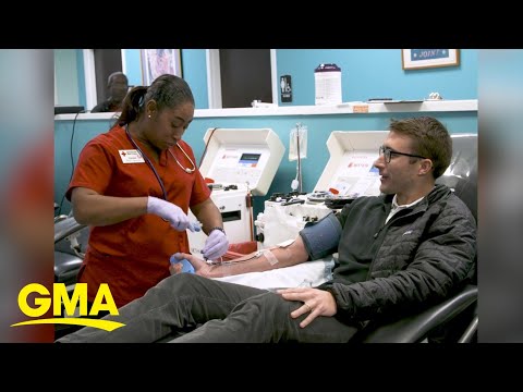 Red Cross encourages donations even though blood drives canceled due to coronavirus l GMA Digital