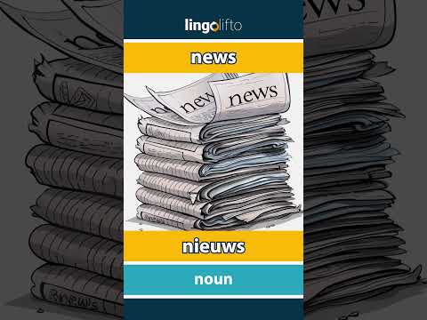 🇬🇧🇳🇱 news - nieuws : vocabulary builder : learn English : laten we Engels leren