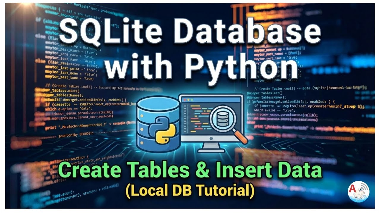 SQLite Database with Python | Create Tables & Insert Data (Local DB Tutorial) | Amplifyabhi