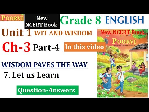 Class 8 English purvi Unit 1 Chapter 3 Part 4