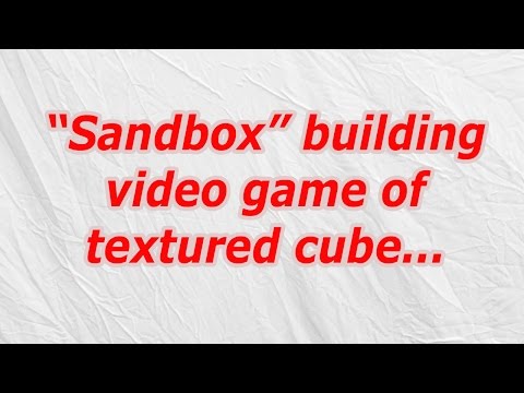 βSandboxβ building video game of textured cube (CodyCross Crossword Answer)