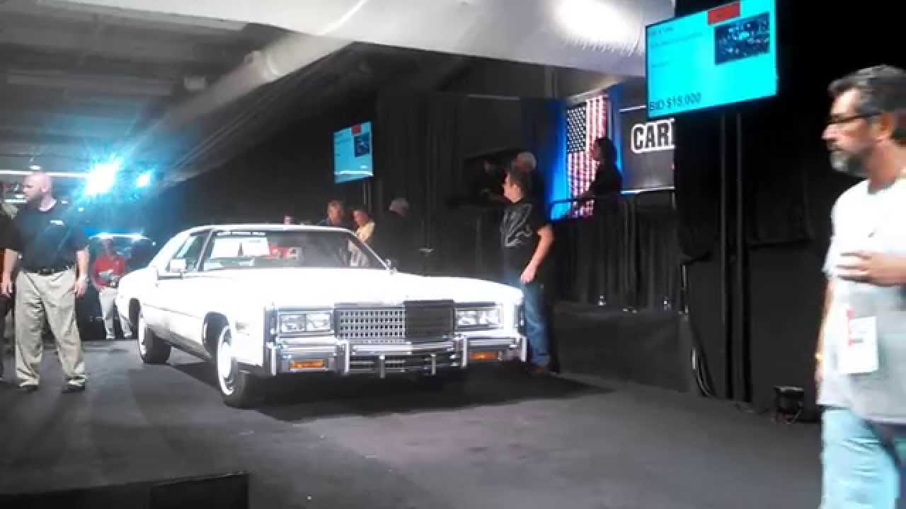 1978 Cadillac Eldorado cruises across the block at the 2014 Carlisle Auction