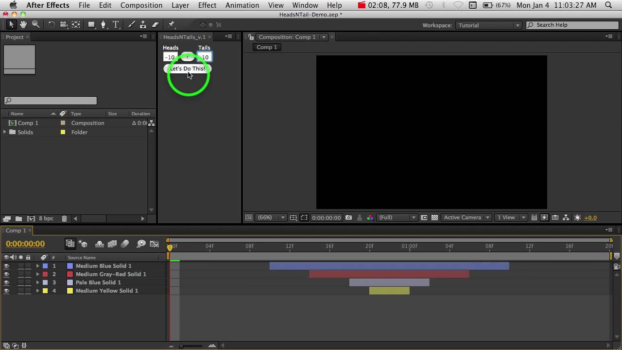 HeadsNTails Script Demo