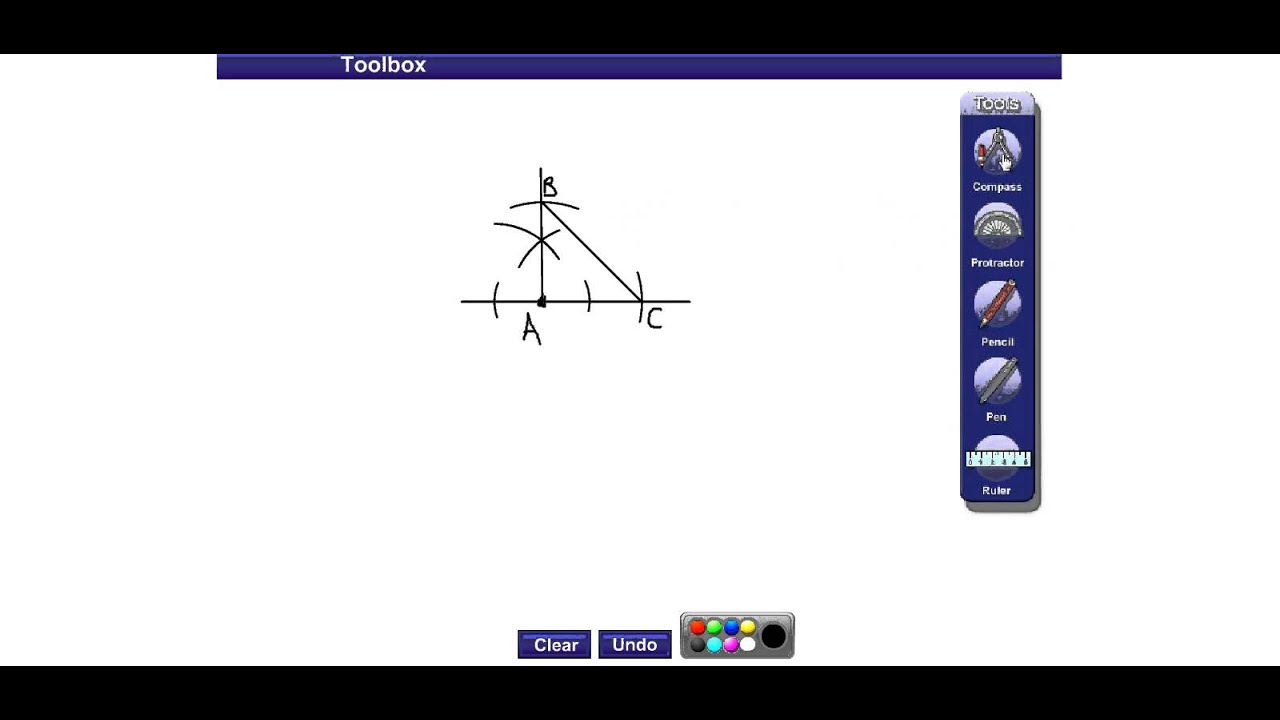 Construct an Inscribed Isosceles Right Triangle