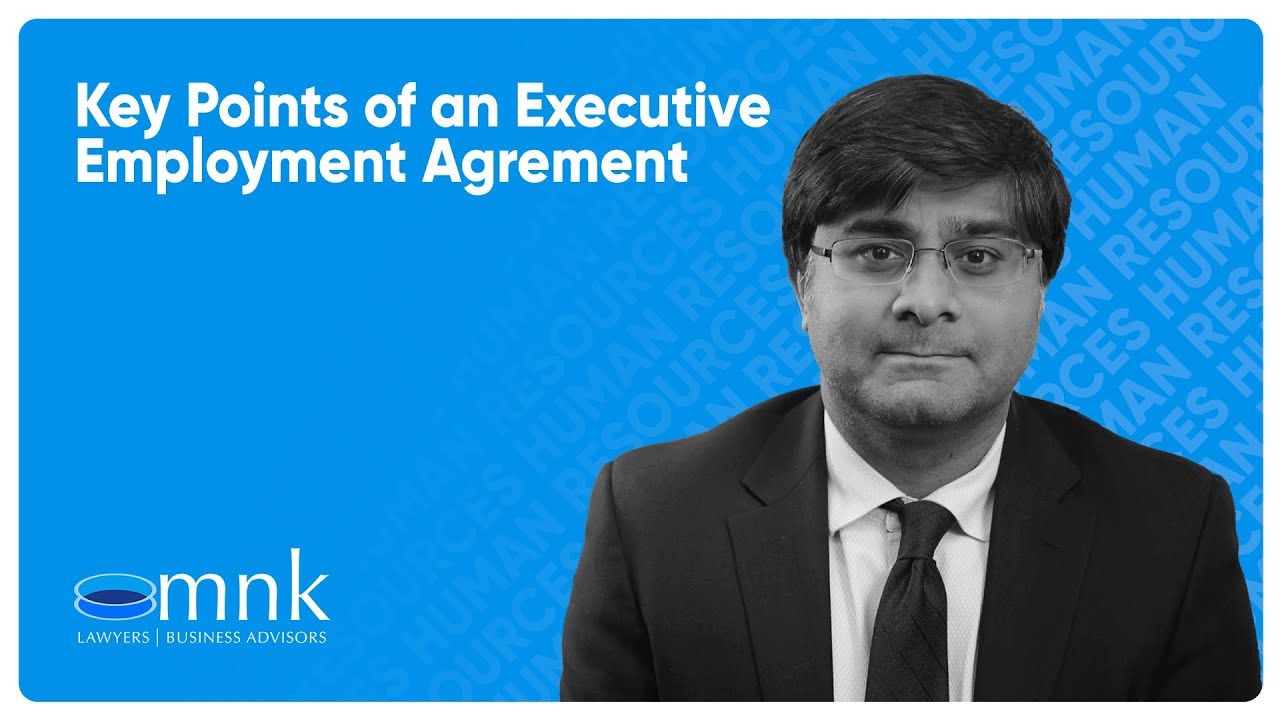 Key Points of an Executive Employment Agreement | MNK Law (123)