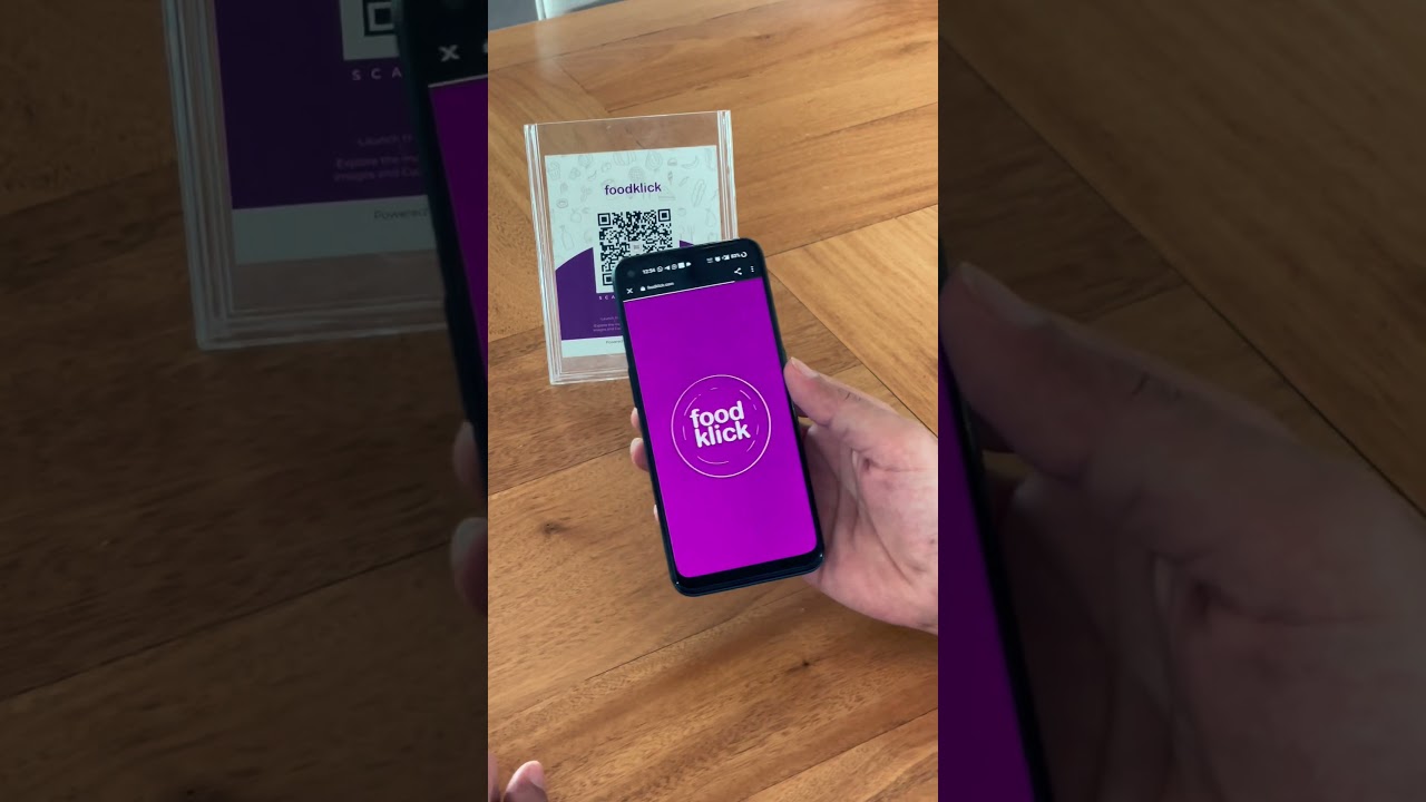 FOODKLICK our next-gen QR code DIGITAL MENU