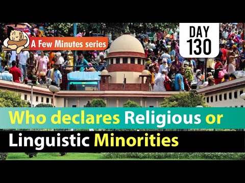 Few Minutes Series || Who declares religious or linguistic minorities? || 30th March 2022 ||