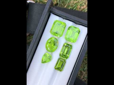 35 carats gorgeous faceted peridot available for sale!!#peridot #peridotring#garnet #emerald #topaz