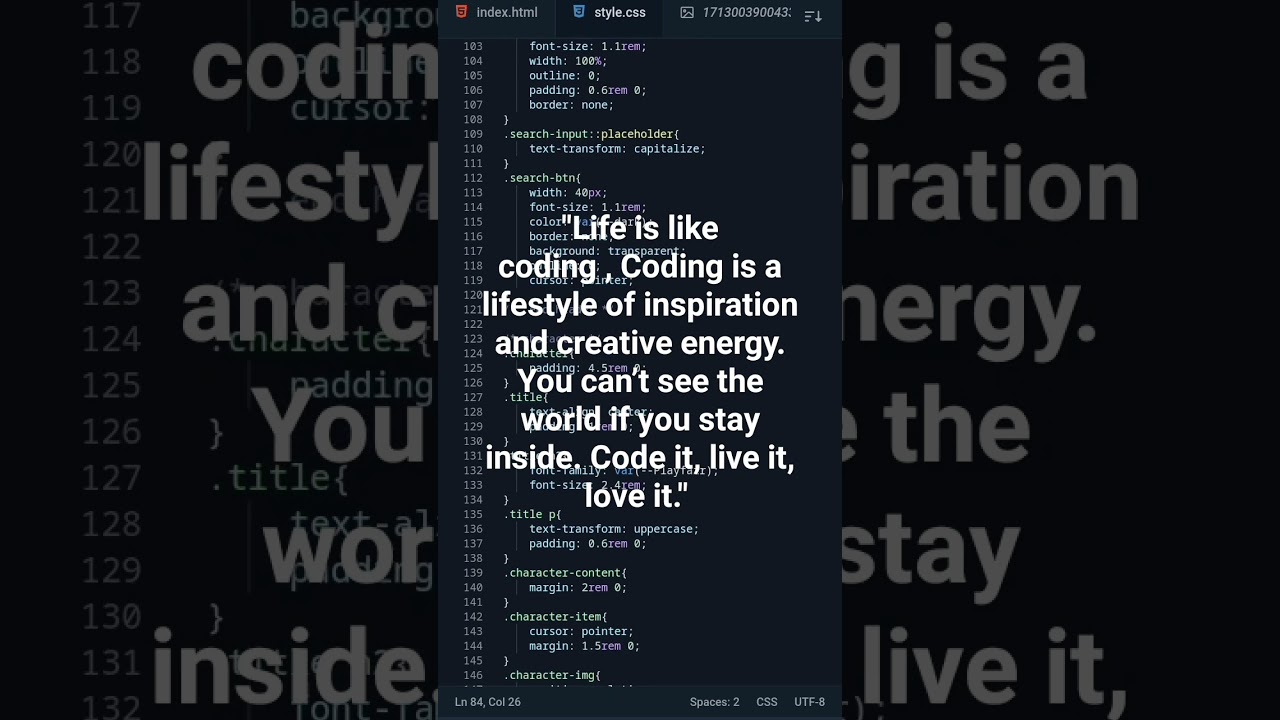 Life is like coding.#coding #codinglife #programming