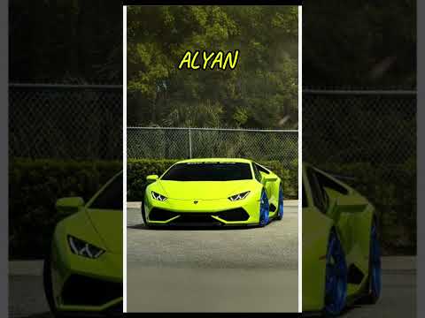 TOP 5 BOYS NAMES WITH CARS ๐.COMMENT FOR YOUR NAME #names #cars #edit #subscribe