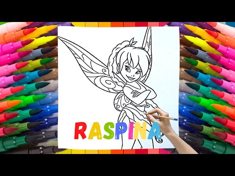 Rosetta - Tinkerbell's Raspina Coloring Pages Unveiled! 🌈