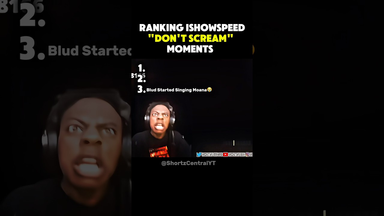 Ranking IShowSpeed’s Funniest (Don’t Scream) Moments! #ishowspeed #dontscream #shorts #funnyshorts