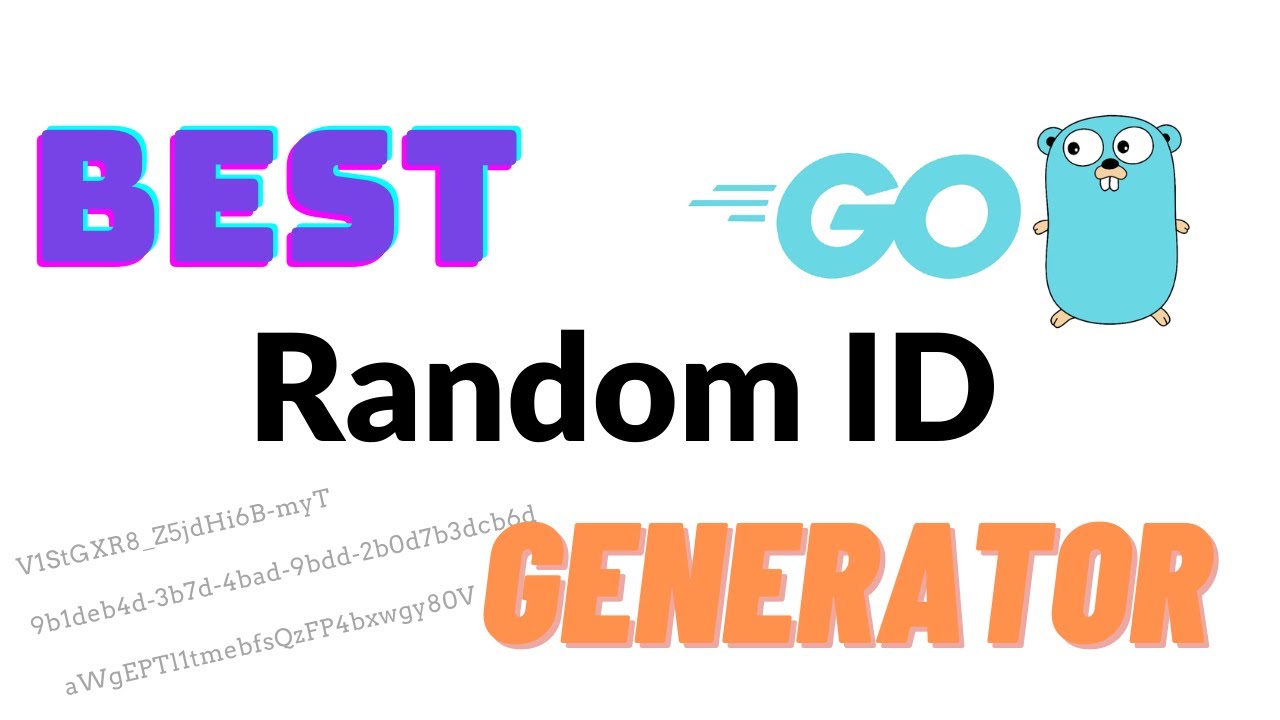 Best random and unique ID generator for Go #nanoid #ksuid #uuid #randomId #uniqueid