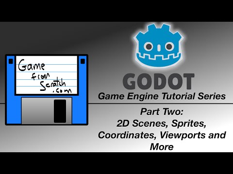 Godot Tutorial -- 2D Scenes; Sprites; Viewports and more Video Lecture ...