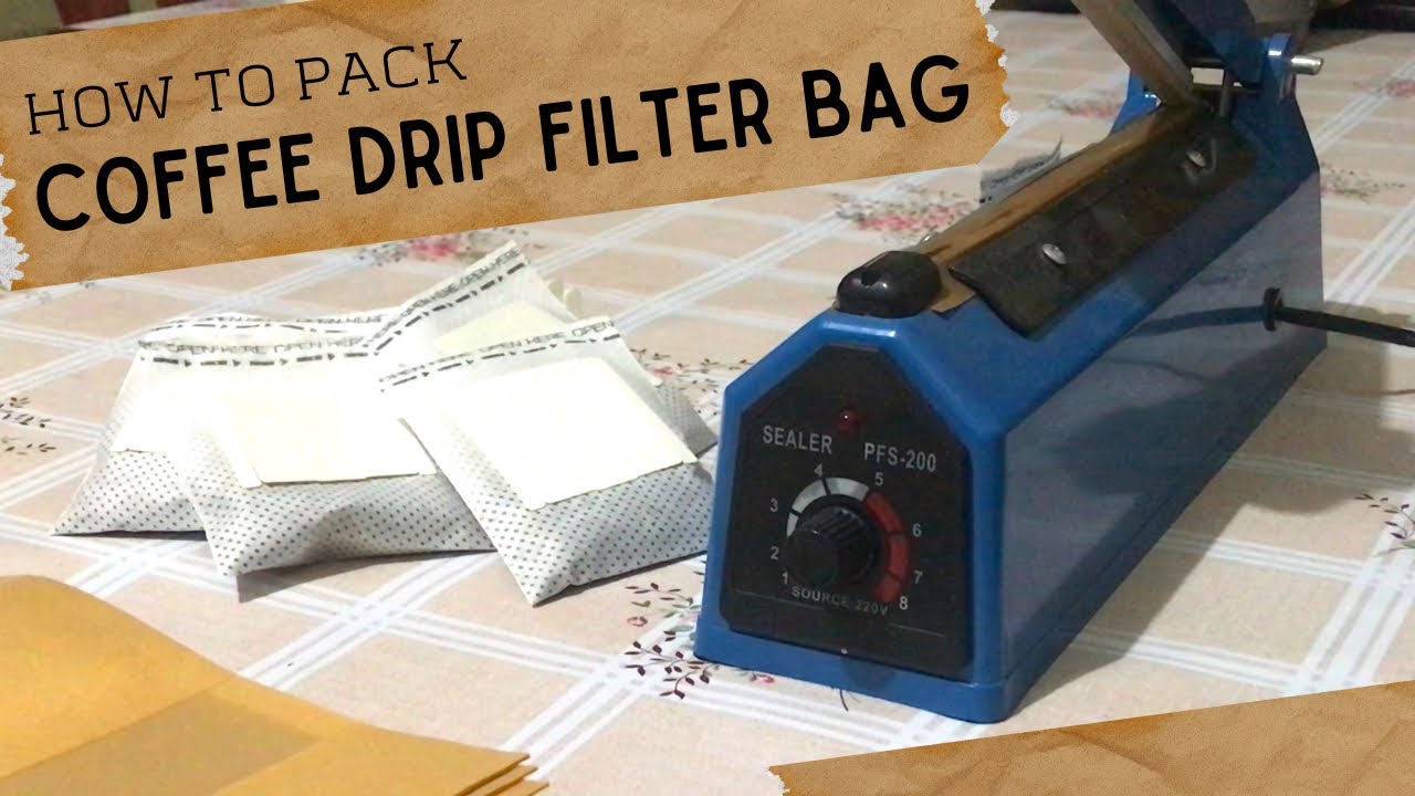 How to pack COFFEE DRIP FILTER BAG