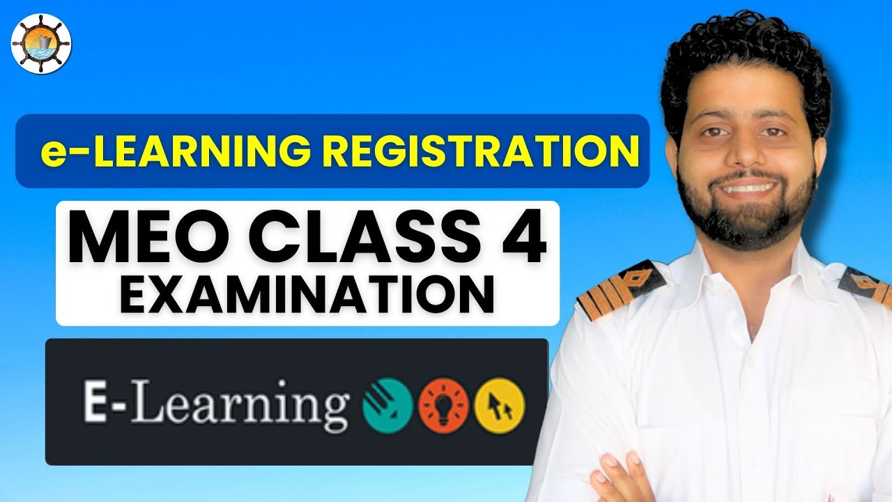 How to register for e-Learning for your MEO Class 4 exams? Detailed Explanation