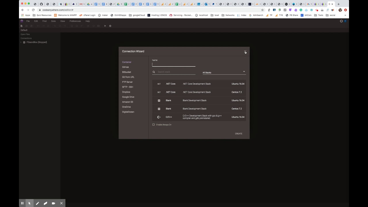 CodeAnywhere Testing (running) Your Code