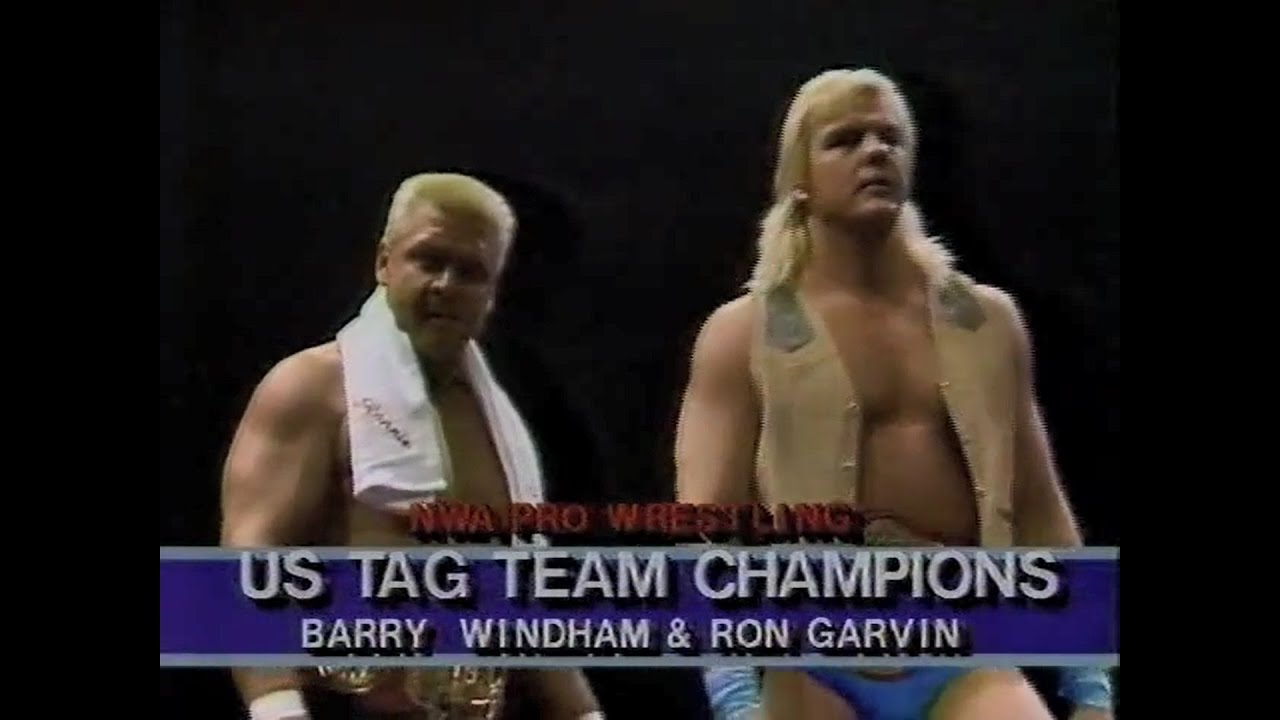 US Tag Titles   Ron Garvin & Barry Windham vs Midnight Express   Pro Feb 21st, 1987
