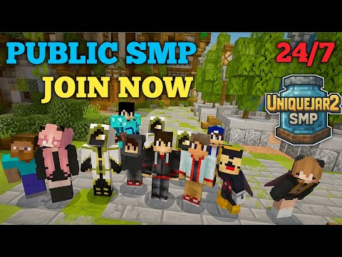 minecraft new public smp live! Pocket and Java SMP !