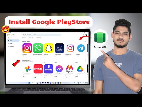 How to Easily install Google Play Store in Windows 11 2023 WSA (Windows Subsystem for Android)