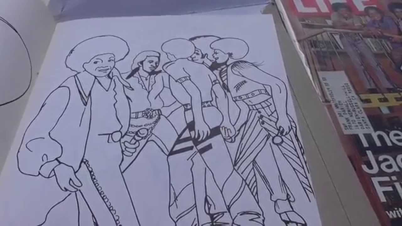 Michael Jackson Coloring Book! 1985 #michaeljackson #mj  Collection