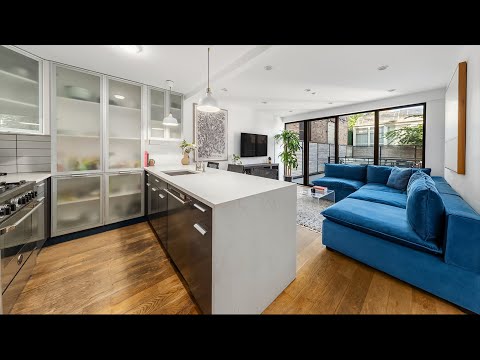 TOURING a NYC Duplex Apartment with Two Outdoor Areas| 143 Meserole #1A | SERHANT. Tour