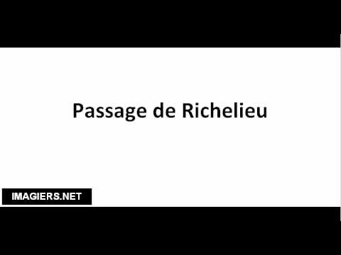 How to pronounce Passage de Richelieu