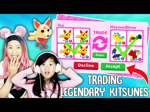 What People Trade For A *NEW* MEGA NEON KITSUNE!! New Roblox Adopt Me Update!!