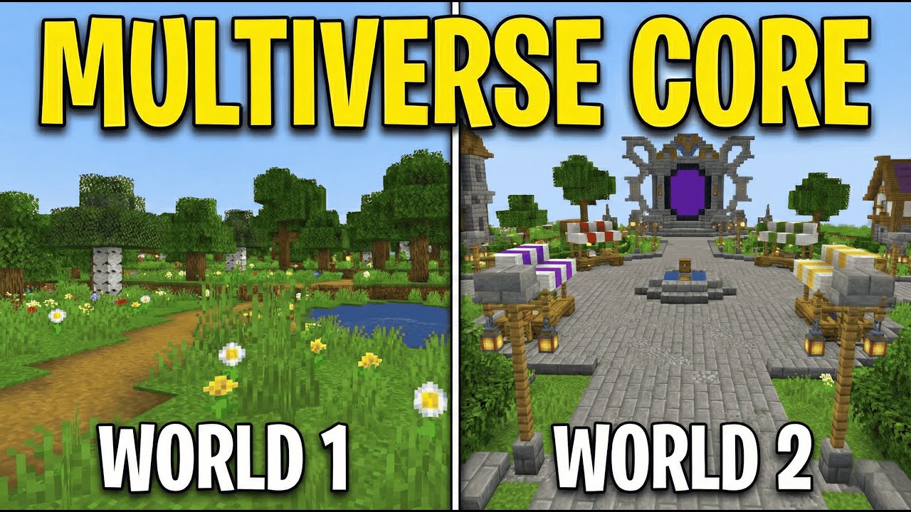 How To Create & Manage Multiple Worlds on Minecraft Server (Multiverse Core)