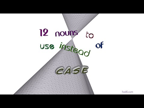 case - 13 nouns having the meaning of case (sentence examples)