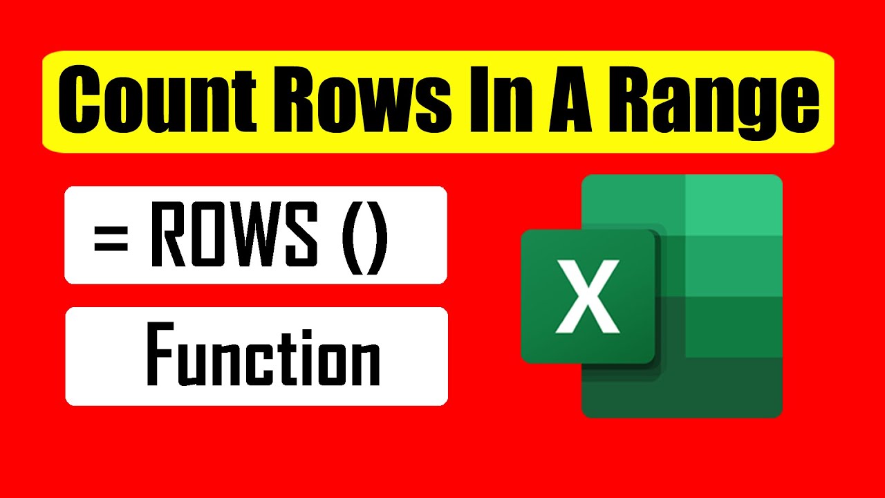 How to Use ROWS Function in Excel