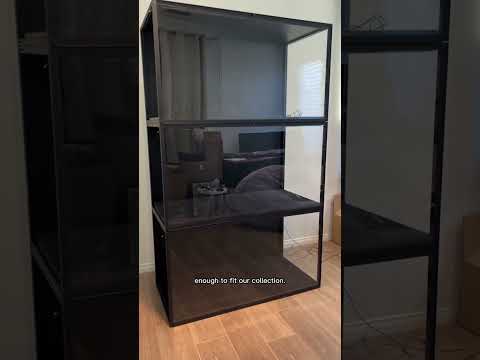 Building my new display case for my figure collection! #displaycase #figurecollector #moducase