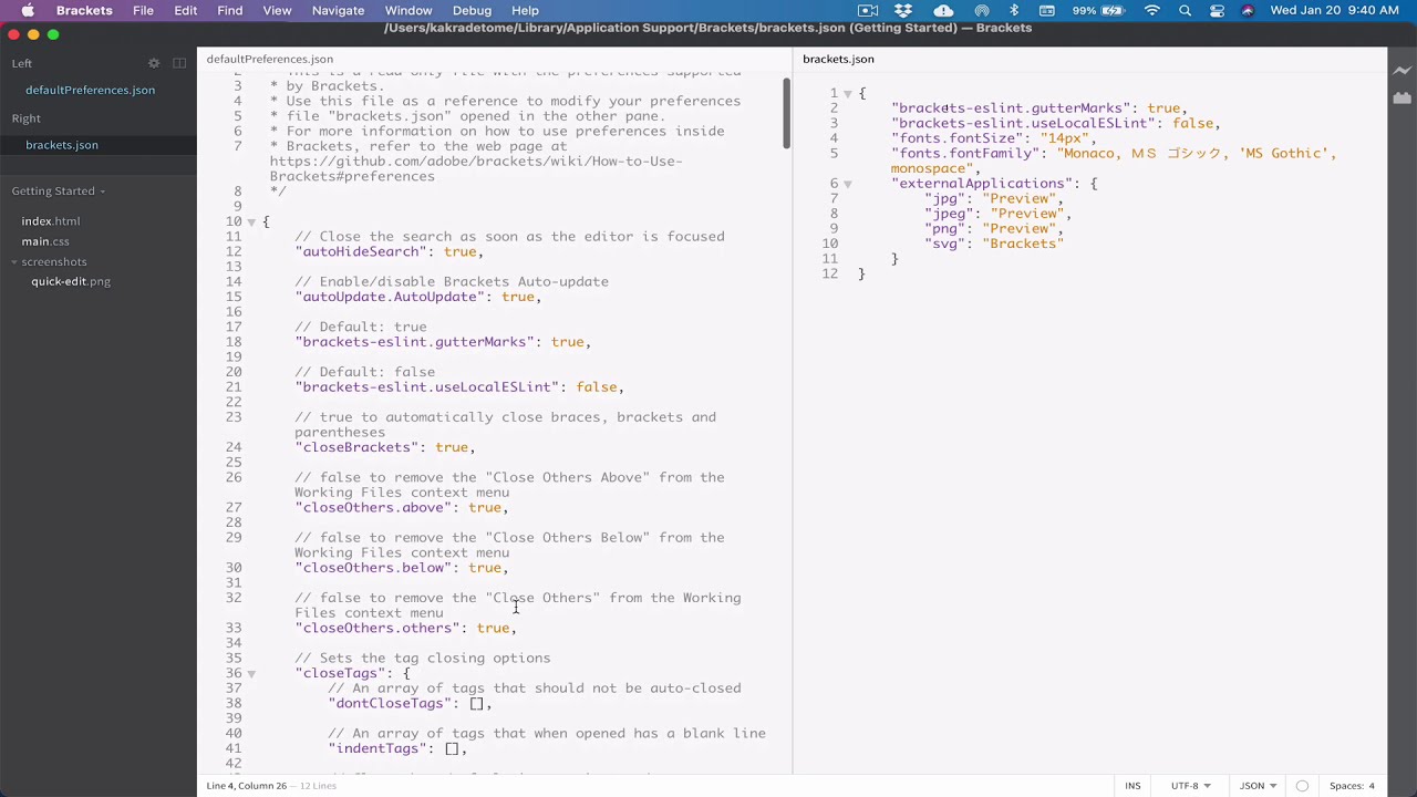 1. Installing Brackets - Learn PHP