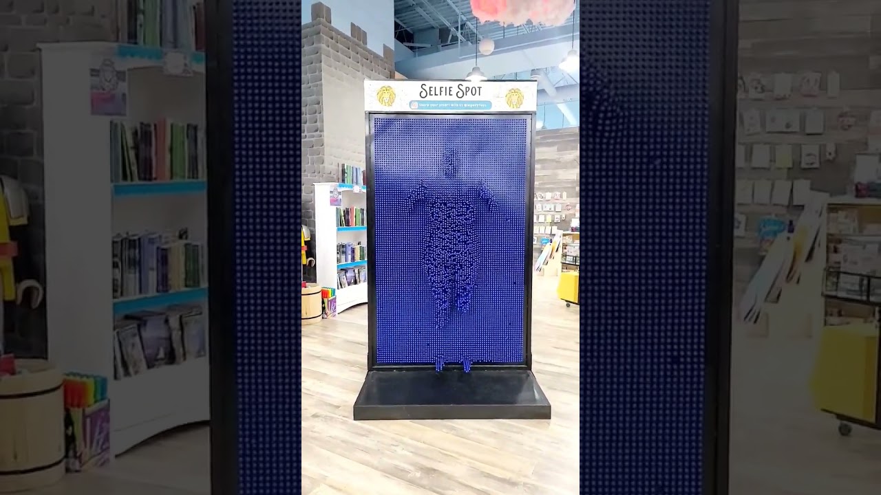 The WORLDs LARGEST Human Sized Pin art Toy! Would you try this?