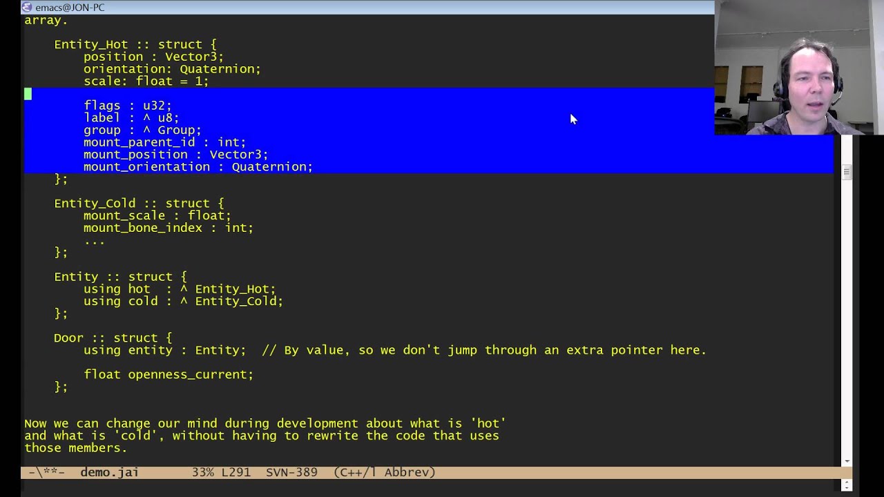 Data-Oriented Demo: SOA, composition